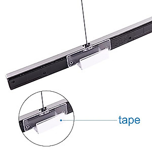 JINHEZO Replacement Wired Infrared IR Ray Motion Sensor Bar Compatible Nintendo Wii and Wii U Console (Silver/Black)