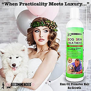 Vet Recommended Dog Dry Skin Cream & Moisturizer - Helps Dog Hair Loss Regrowth - Dry Nose & Cracked Paws - Works with Hot Spots for Dogs - 240ml (8 Oz)