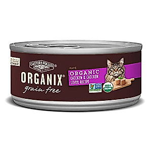 Castor & Pollux Organix Grain Free Organic Chicken & Chicken Liver Recipe All Life Stages Canned Cat Food (24) 3oz cans