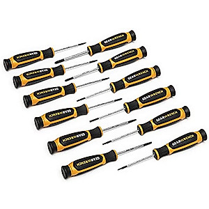 GEARWRENCH 12 Pc. Phillips/Slotted/Torx Mini Dual Material Screwdriver Set - 80057H