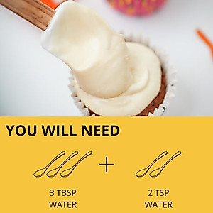 Good Dees Just Add Water Cream Cheese Frosting Mix, Keto Frosting Mix, No Sugar Added Frosting,Gluten Free & Maltitol Free, Diabetic, Atkins & WW Friendly (60 Calories, 1g Net Carb Per Serving)