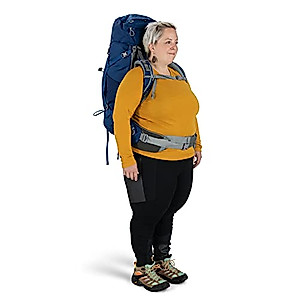 Osprey Ariel 65L Women's Backpacking Backpack, Black, WM/L, Extended Fit