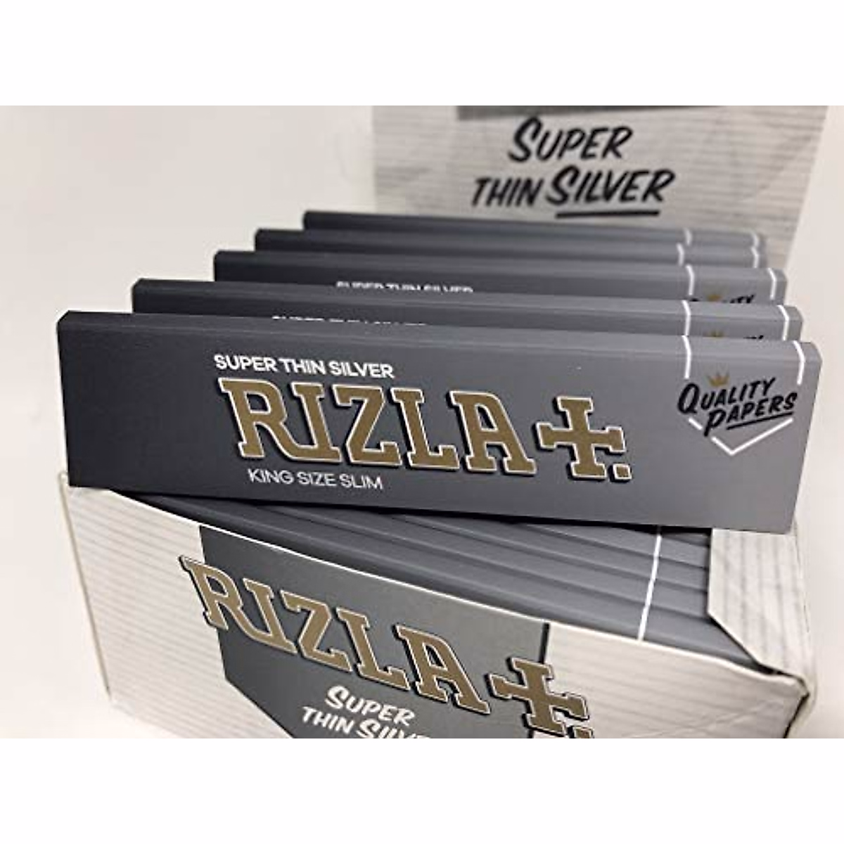 Rizla Rolling Paper, Silver, kingsize slim