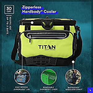 Arctic Zone Titan Deep Freeze 30 Can Zipperless HardBody Cooler, Citrus