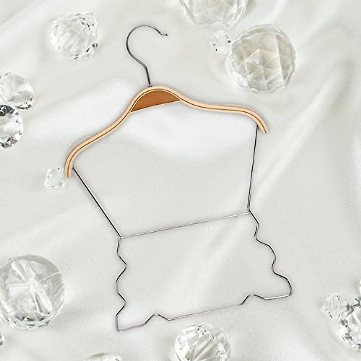 ＫＬＫＣＭＳ Wire Body Shape Swimwear Hangers Coat Storage Organizer Dress Swimsuit Lingerie Display for Laundry Collection Show Bedroom Drying Wardrobe , Height 26cm