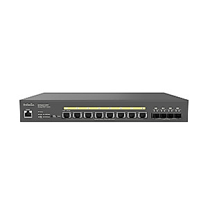 EnGenius Cloud 10 Gigabit ECS5512FP 8-Port PoE++ Switch with 420W Budget, 4 SFP+ Uplink Ports