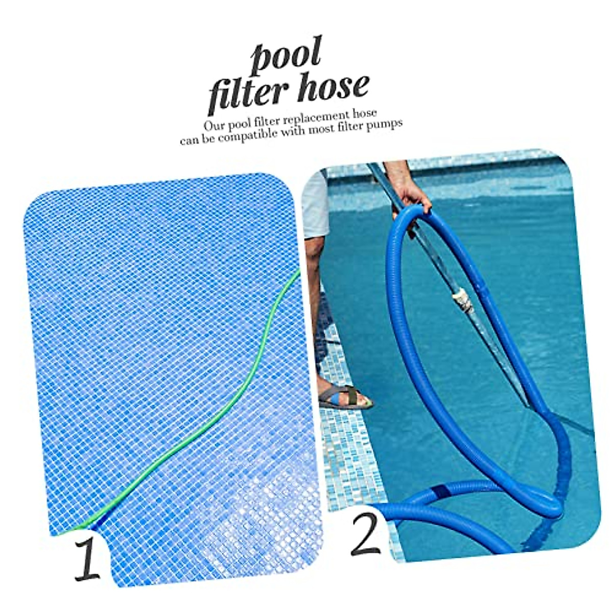 Yardenfun Pool Hose Swimming Pools Interior Accessories Outdoor Hose Pool Water Change Hose Replacement Hose for Above Ground Pools Garden Water Hose Pool Pump Hose Hose Accessory Pump Hose