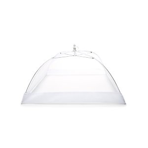 Fox Run Square Food Umbrella, Giant, 18" sq, White