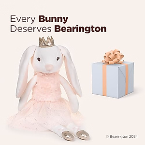 Bearington Brise The Ballerina Bunny Stuffed Animal, 16 Inch Plush Bunny