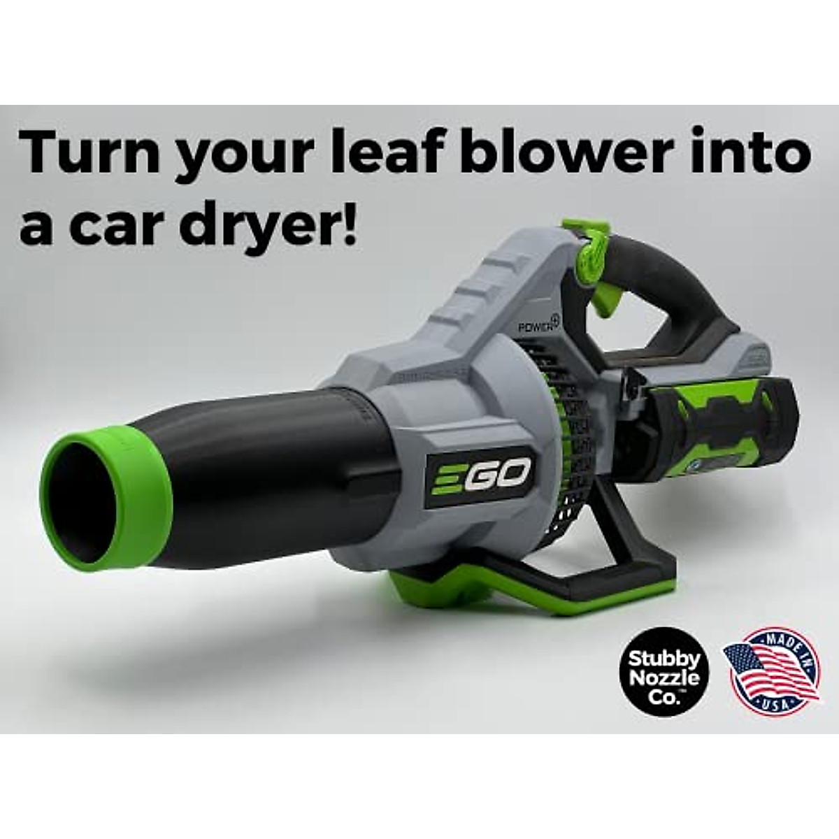 Stubby Nozzle Co. STUBBY Car Drying Nozzle for EGO Leaf Blowers (530, 575, 580, 615, 650, 670, and 765 Models)