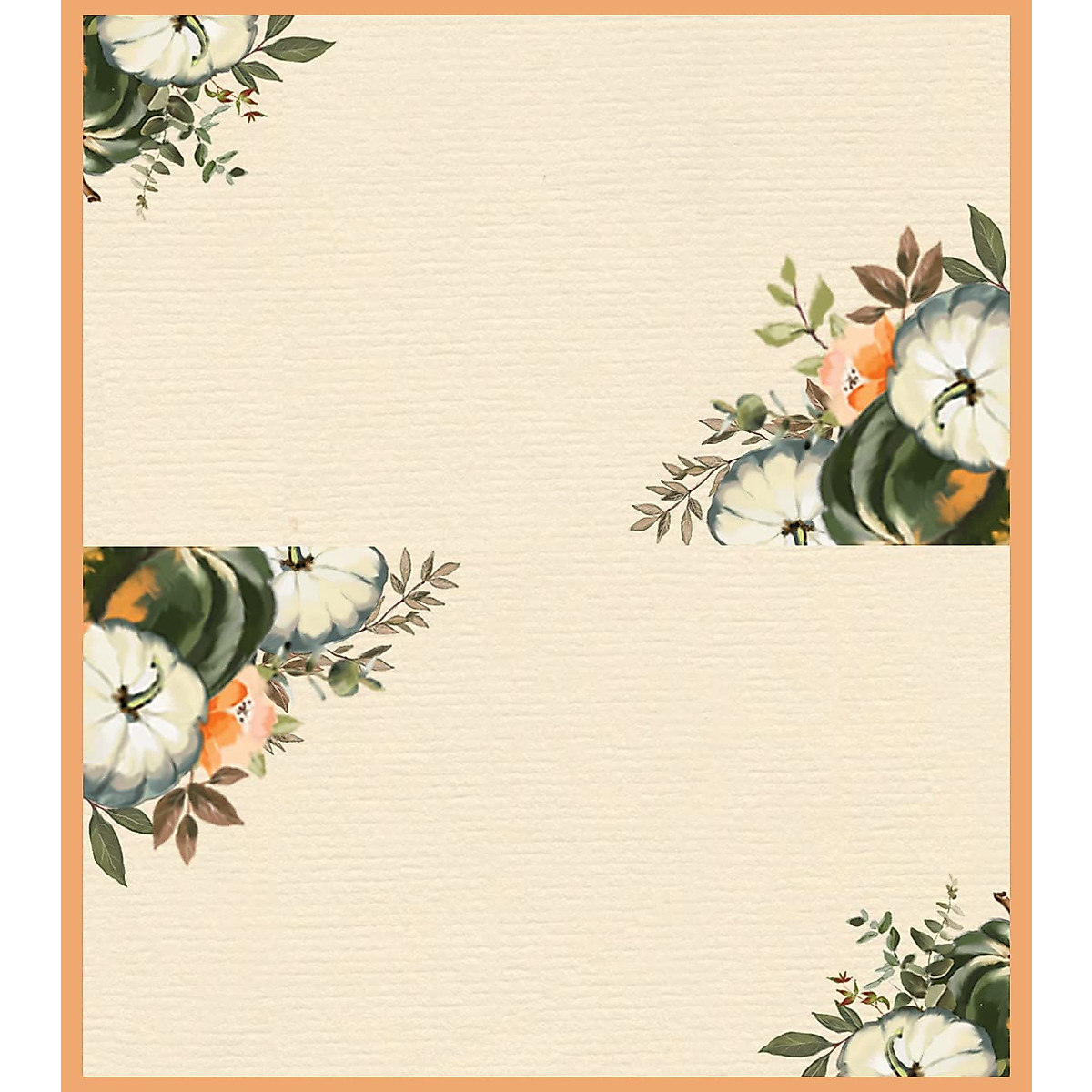 Desert Mercantile Fall Harvest Pumpkin Place Cards - 25 pack – Tented Tabler Cards for Thanksgiving Table Decor, Autumn Weddings, Holiday Buffets, Dinner Parties, or Place Settings. 2"x3.5" (folded).