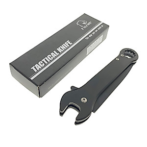 Falcon 12 mm/12 mm Gauge Functional Wrench Folding Pocket Knife. For Camping, Fishing, EDC