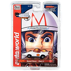 DDK COLLECTIBLES SC372-1 AUTO World THUNDERJET R36 Speed Racer MACH 5 HO Scale Electric Slot CAR