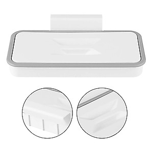 Garbage Bag Holder, Trash Bag Rack, Trash Can White No Installation Required Closet Cupboard Accessory for Home Kitchen, Bathroom, Garage, Camping