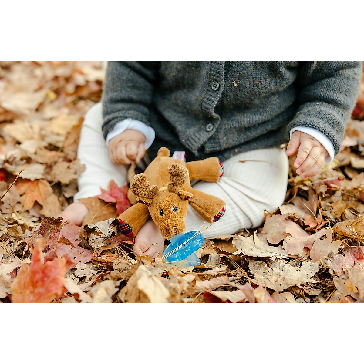 WubbaNub Infant Pacifier - Reindeer