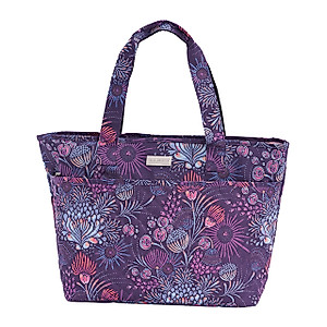 Travelers Club Bella Caronia Deluxe 20", 3 Luggage & Travel Accessories, Jardin, 7 Piece Set