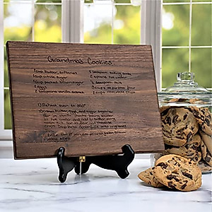 Blue Ridge Mountain Gifts Personalized Laser Engraved Recipe Cutting Board - Wood Cutting Board - Custom Cutting Boards - Great as Wedding Gifts, Mothers Day Gifts, Mother In Law Gifts, Marriage Gifts