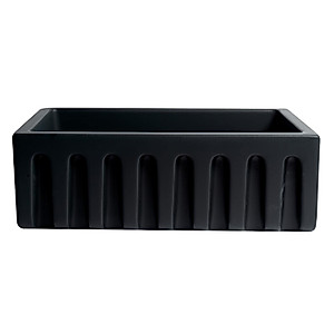 ALFI brand AB3018HS-BM Kitchen Sink, Black Matte