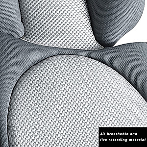 G Ganen Baby Comfort Support Cushion Stroller and Seat Comfort Cushion Insert Liner (Dark Grey)