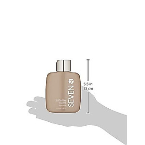 SEVEN Haircare Satara Volume Shampoo for Women & Men, Sulfate + Cruelty Free & Paraben Free with Pro Vitamin B5, Argan Oil, Hydrolyzed Quinoa Protein for Flat + Limp Hair, Made in USA, 10.8oz