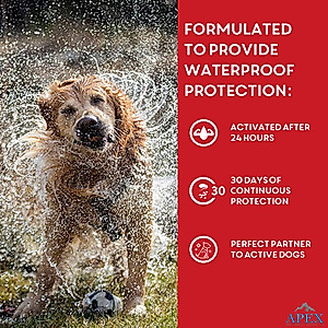 Apex Plus Flea and Tick Prevention for Dogs | X-Large (89-132 lbs) | 3-Month Supply | Dog Flea and Tick Treatment | 24-Hour Activation, Waterproof, 30-Day Protection