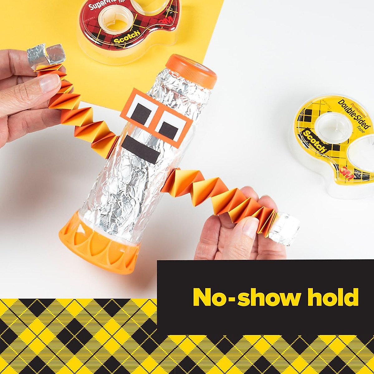 Scotch Double Sided Tape, Permanent, 1/2 in x 400 in, 2 Dispensers/Pack (137DM-2)