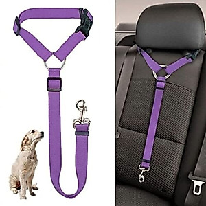 TREXDP Pet Back Seat Collar Adjustable Strap Kitten Dog Collar Pet Accessories