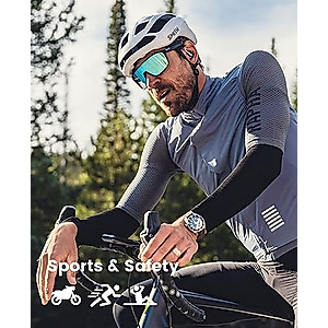 LENRUE Open Ear Bone Conduction Headphones, Bluetooth Wireless Headphones with Built-in Mic, Stereo Denoise, 10 Hours-Play, Waterproof Earphones for Running Cycling Workouts