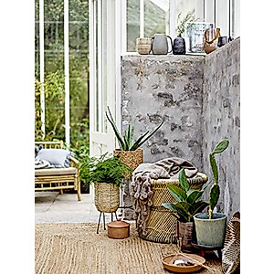 Bloomingville AH0455 Basket, 6 Inch x 12 Inch, Beige