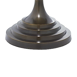 Deco 79 Aluminum Metal Globe, 9" x 8" x 16", Copper