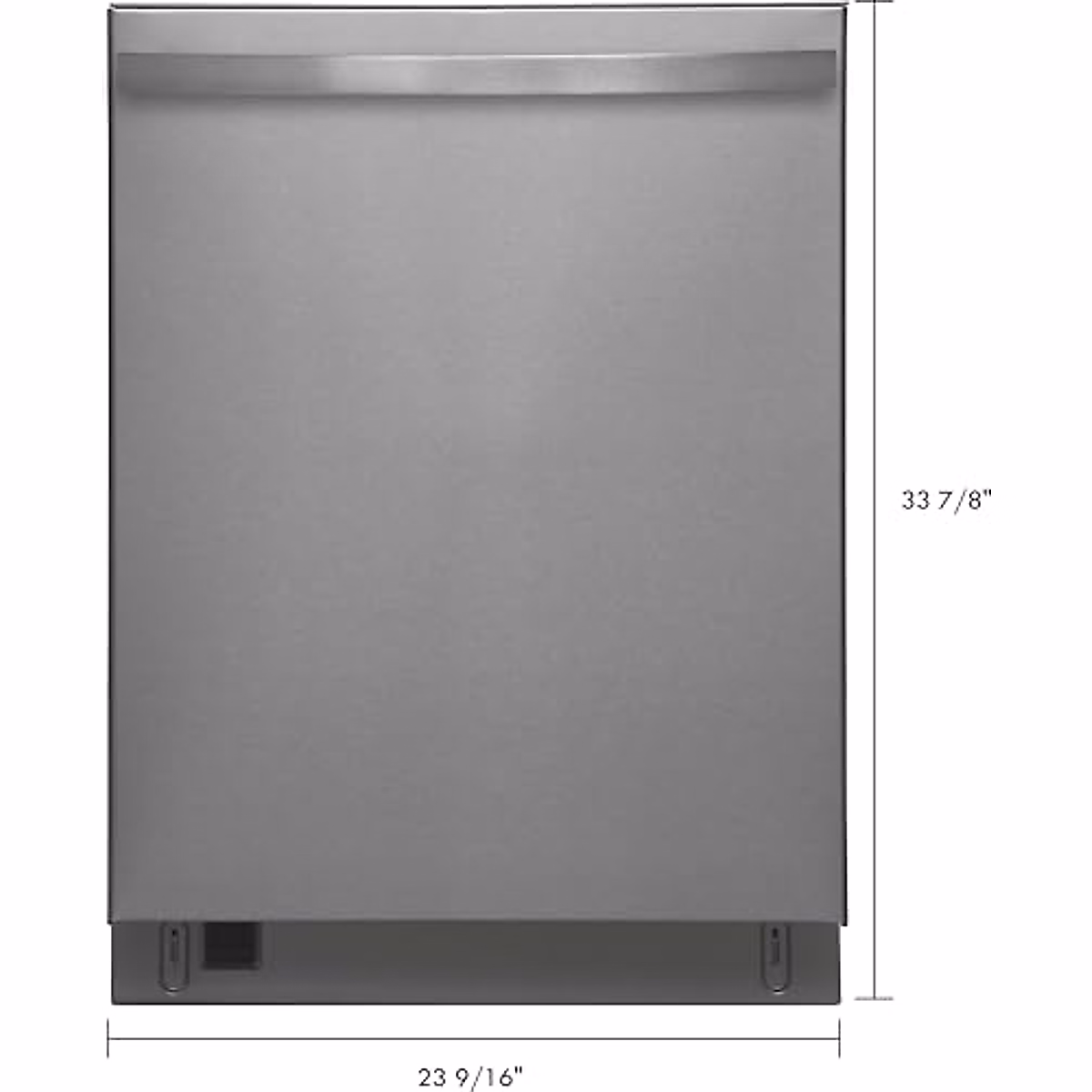 Kenmore 24" Built-In Stainless Steel Tub Dishwasher with EasyFlex 3rd Rack, SmartWash, UltraWash Plus, TurboDry, Adjustable Rack, Energy Star Certified, Fingerprint Resistant Stainless Steel