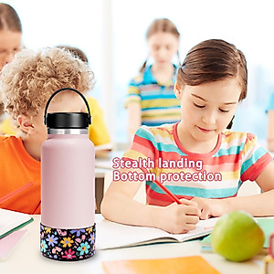 HEYSKAY Protective Flask Silicone Boot 12-24oz for Hydro Flask Water Bottle Bottom Cover Base, and Compatible with Stanley, Yeti, Simple Modern and Other Water Bottle with 2.85inch Bottom Diameter