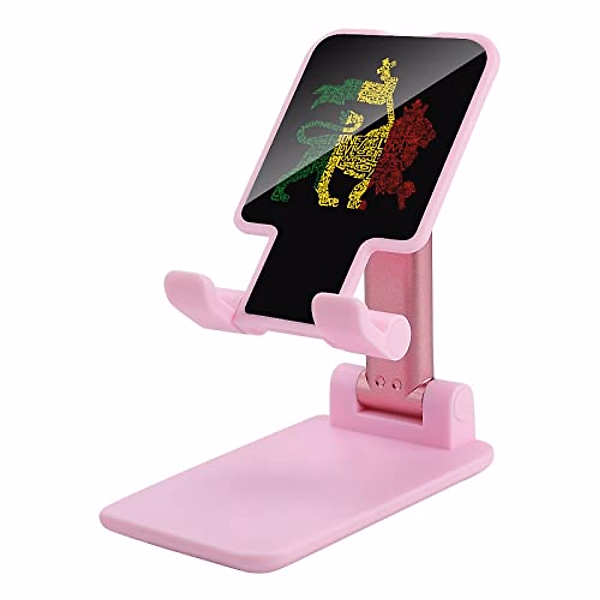 Rasta Lion - One Love Foldable Desktop Cell Phone Holder Portable Adjustable Stand for Travel Desk Accessories