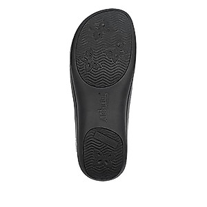 Alegria Womens Keli Professional Clog Azure Leaded Glass Leather 8-8.5 M US