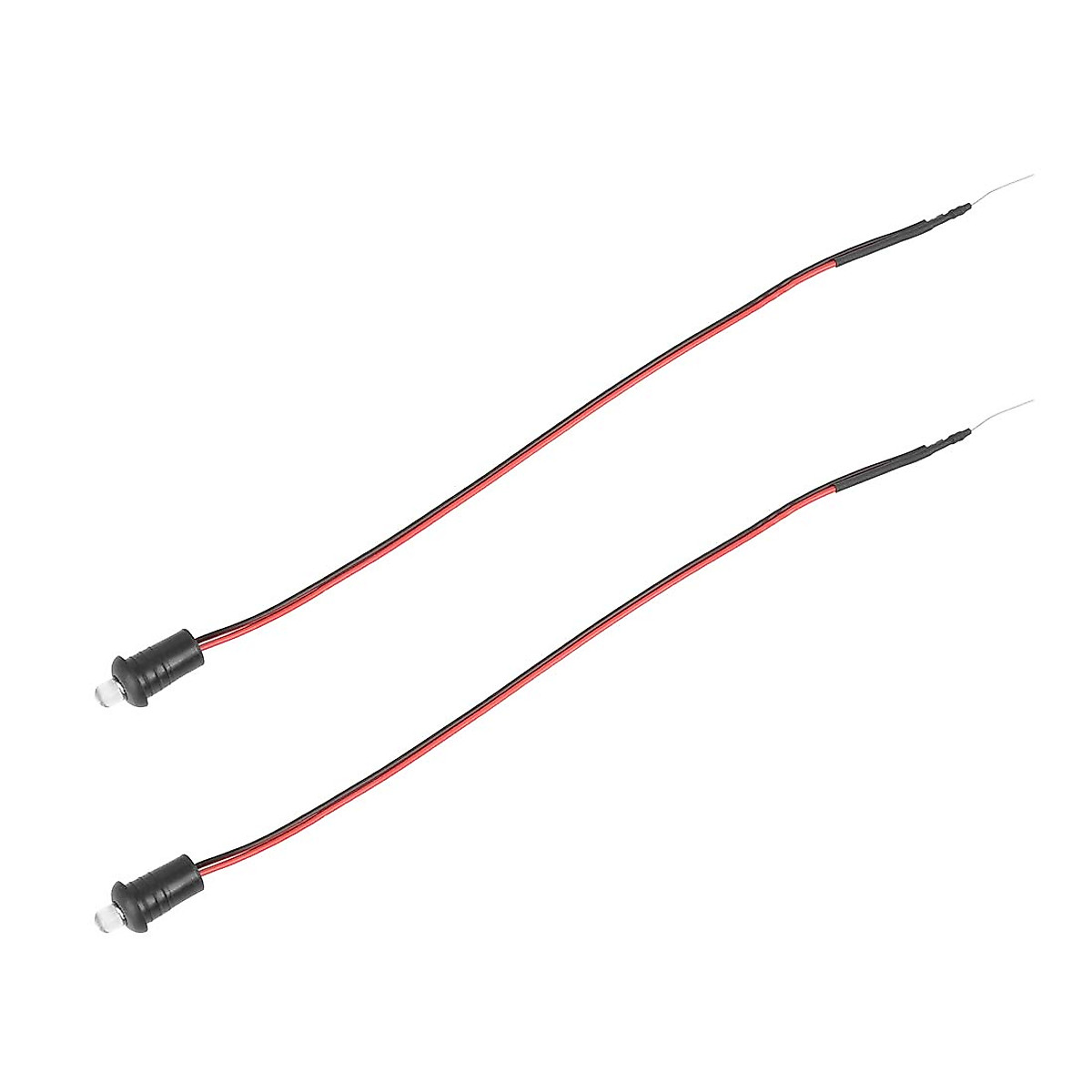 X AUTOHAUX 2 Pcs DC 12V Blue LED Light Car Interior Alarm Dash Mount Light