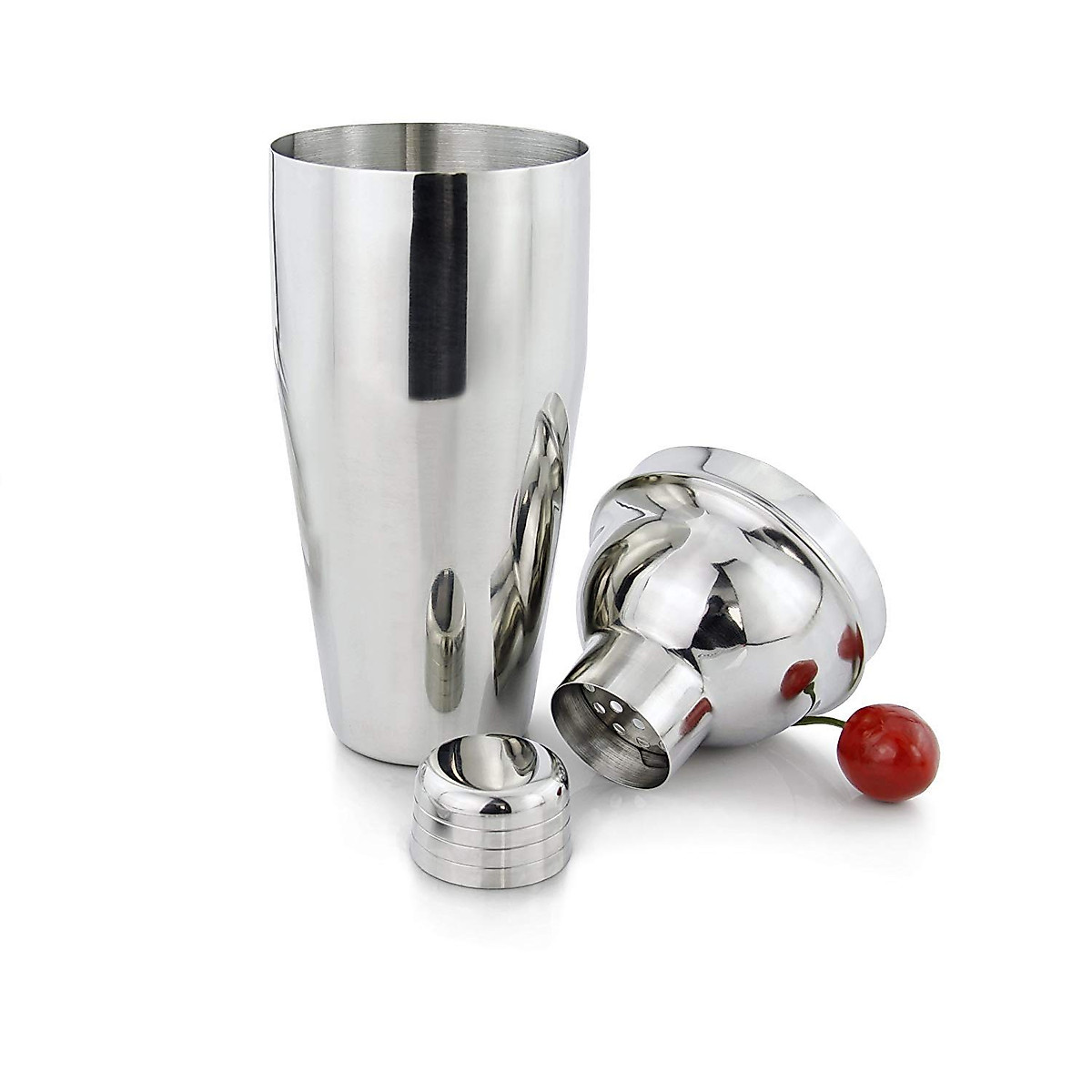 New Star Foodservice 48414 Stainless Steel Cocktail Shaker, 25 oz, Silver