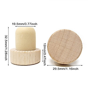 Honbay 10PCS Wine Stoppers Bottle Stoppers Wine Corks T-plug Corks Sealing Plug Bottle Cap