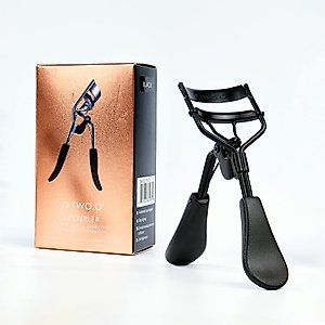 Fxidaaimt Best Curling Eyelash Curlers samll & Portable Handle Stainless Steel Eyelash Styling Aid Beauty Tool Set for All Eye Shapes and Eyelash Curler Big Eyes, Get Perfect Curl in 5 Seconds(Black)