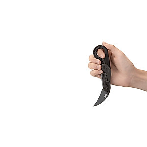 CRKT Provoke First Responder Folding Pocket Knife: Morphing Karambit, D2 Blade Steel, Kinematic Pivot Action, Integrated Safety Lock, Low Profile Pocket Clip, Glass Breaker, Sheath 4042
