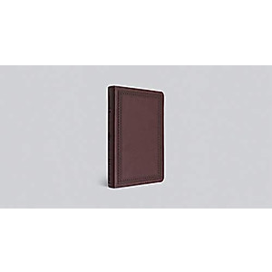 ESV Large Print Value Thinline Bible (TruTone, Mahogany, Border Design)