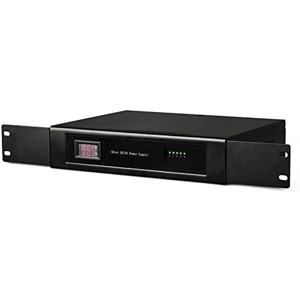 EVERSECU 17CH DC12V 30 Amp 1.5U/19 Rack Mount PTC Fuse CCTV Power Supply with Metal Box, AC Plug for Security Cameras, DVRs, IP Cameras, CCTV Cameras