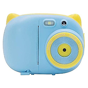 GIENEX Kids Selfie Camera, Christmas Birthday Gifts for Boys Age 3-9, HD Digital Video Cameras for Toddler, Portable Toy for 3 4 5 6 7 8 Year Old Boy with 32GB SD Card (Color : Blue)