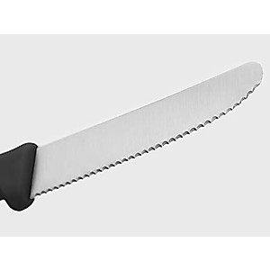 WUSTHOF knife set 3 pieces, Create Collection (1065370001) with paring knife, vegetable knife and universal knife, sharp kitchen knives black, rustproof