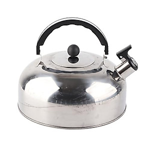 3L L Steel Whistling Tea Kettle Fast Heating One Touch Buttons Whistling Kettle With Insulated Handle For Home 3L L Steel Whistling