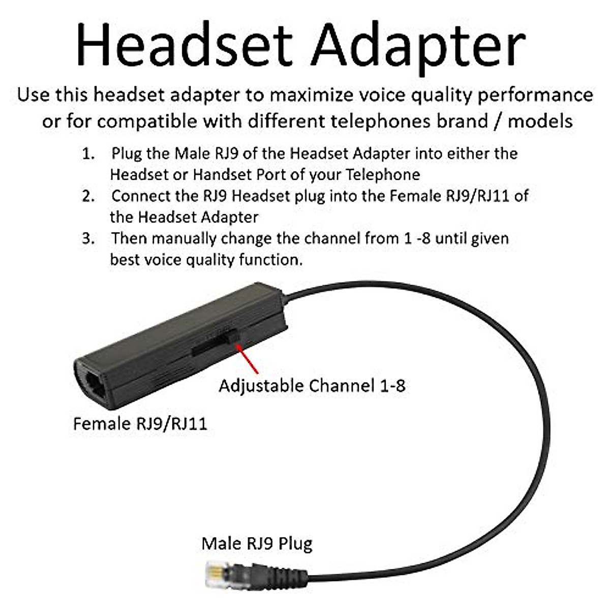 Call Center Hands-Free RJ9 Headset Headphone Monaural Mic Mircrophone Noice Cancelling + Extra Cushions for Avaya Nortel Nt Yealink Ge Emerson Viop POE NEC Mitel Office Desktop IP Telephone Phone