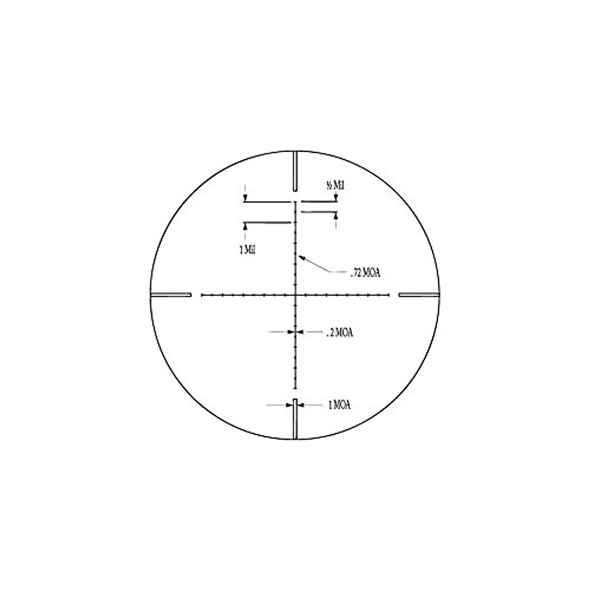 Ade Advanced Optics 6-25X56 35mm Long Range Riflex 40mm Illuminated Mildot bar