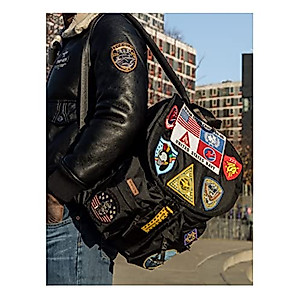 Top Gun Nylon Backpack with Patches 2.0