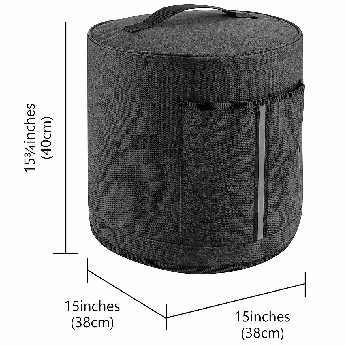Kingshion Electric Pressure Cooker Cover Compatible with Electric Pressure Cooker,Slow Cooker Dustproof Cover for Most 8-Quart Slow Cookers and 8-Quart Electric Pressure Cookers (Dark Grey)