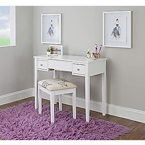 Linon Vanity Set White