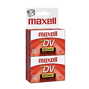 Maxell 298022 60 Minute Digital Mini Video Camcorder Tape - 4 Pack